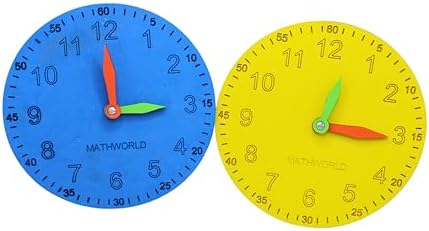 Buy THE LABWORLD Time Learning Dummy Clock Soft Gentle Foam Multicolor ...