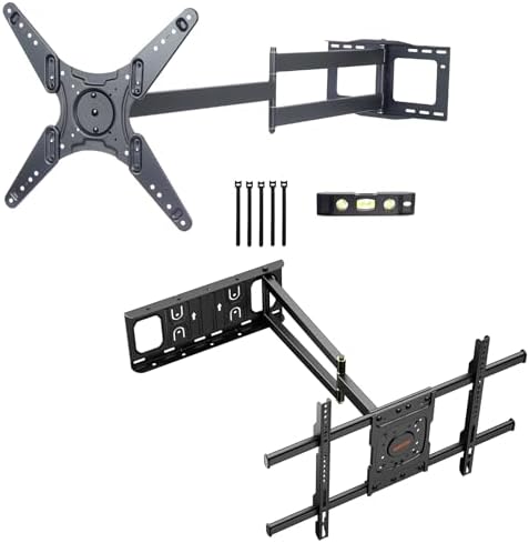 Amazon.com: Corner Long Arm TV Wall Mount & Extra Long Extension TV ...