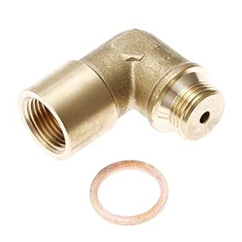 90 Degree Angled O2 Oxygen Sensor Spacer Adapter Extender for Exhaust ...