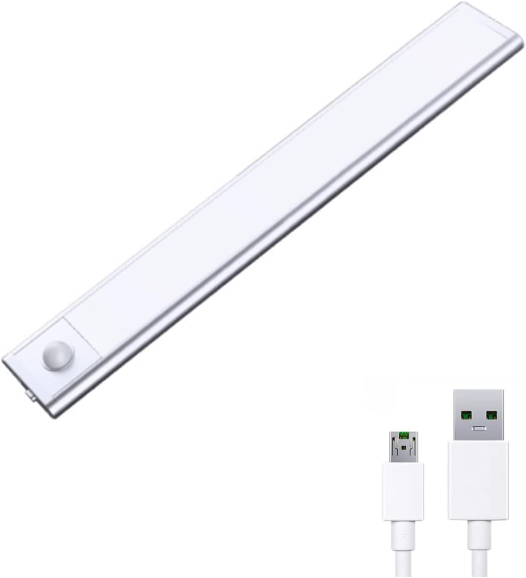 XLSBZ LED Motion Sensor Cabinet Light with 600mAh Battery, USB ...