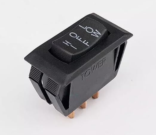 Amazon.com: Tower HIGH-Off-Low 3 Pins 3 Positions Maintained Rocker ...
