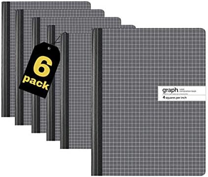 Amazon.com : 1InTheOffice Composition Notebooks, Graph Ruled Paper ...