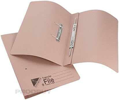 [5 Pack] Buff Foolscap Transfer Spring Files 285gsm 32mm Capacity ...