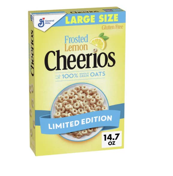 Amazon.com: Frosted Lemon Cheerio Gluten Free Limited Edition Breakfast ...