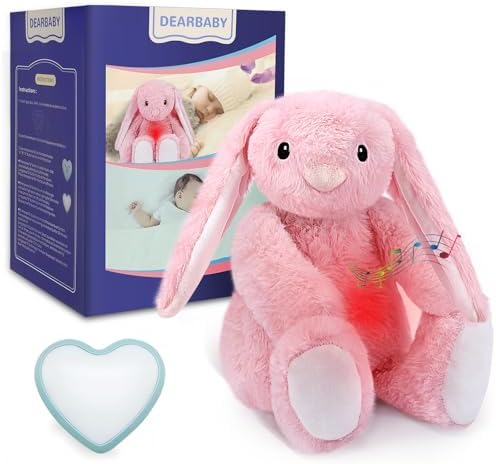 Amazon.com : Baby Soother Cry Activated Sensor Toys,Heartbeat Bunny for ...