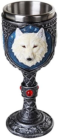 Amazon.com | Pacific Giftware Lone Spirit White Wolf Celtic Magic 7oz ...