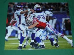 Amazon.com: Patriots Dane Fletcher Autographed 8x10 Photo : Everything Else