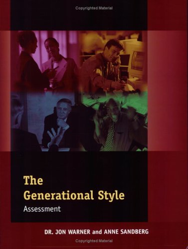 The Generational Style Assessment (Pack of 5): Jon Warner, Anne ...