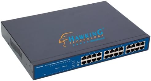Hawking Technology 24-Port 10/100 WorkGroup Switch RM Internal Power ...