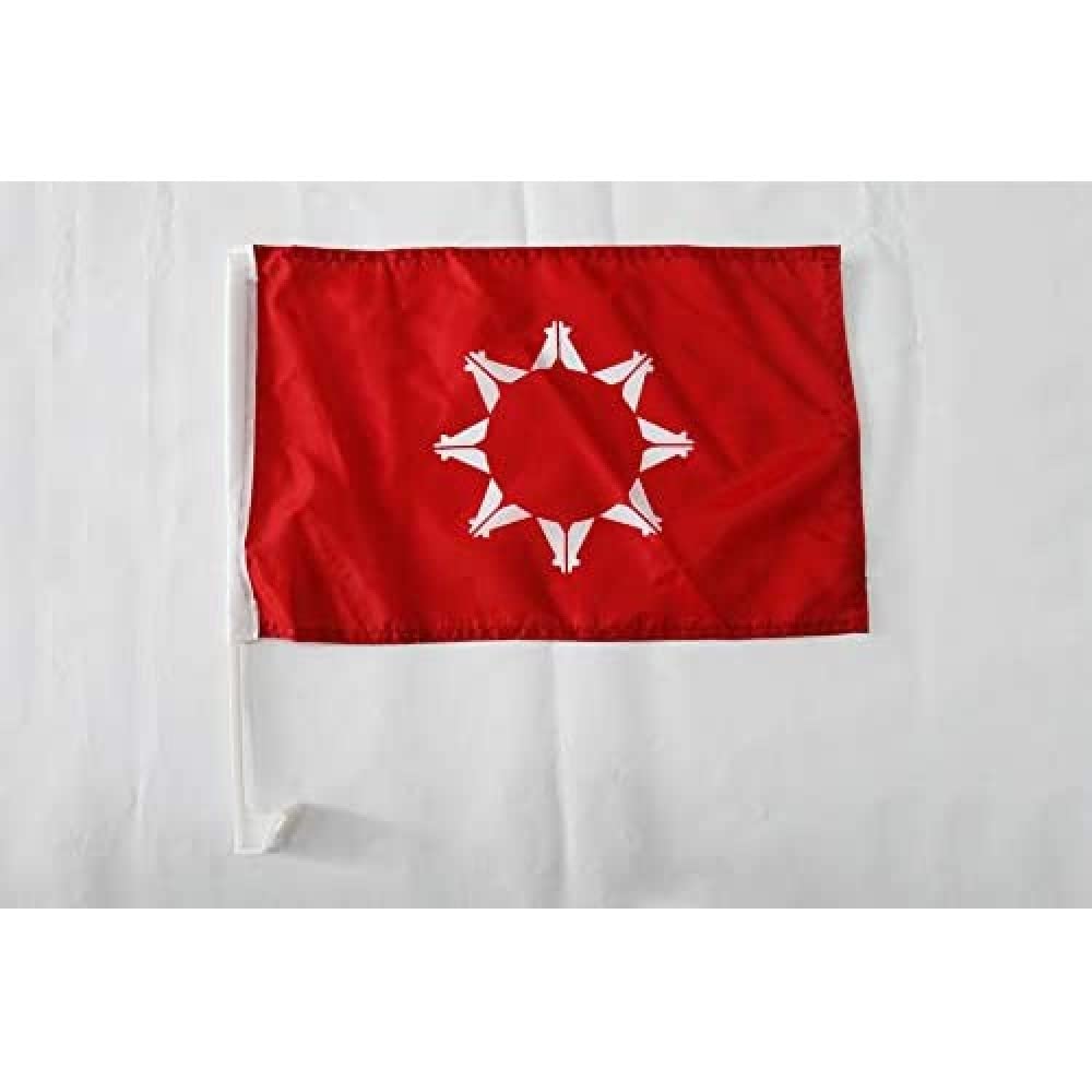 Amazon.com : Oglala Sioux Tribe Car Flag 18'' x 12'' - Oglala Lakota ...