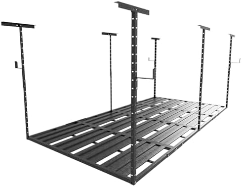 Amazon.com: AbyssZen Heavy-Duty 4x8 Overhead Garage Storage Rack ...