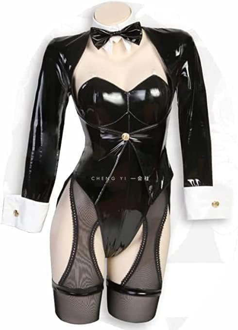Amazon.co.jp: [qazwsxedc] 喜多川 海夢 着せ恋 バニーガール PU革 情趣 セクシー バー クラブ 撮影用 自宅コス コスプレ : ホビー