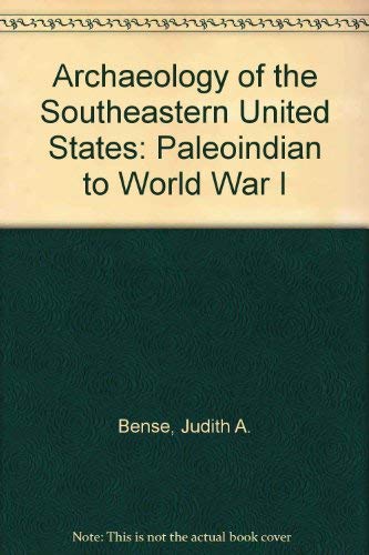 Amazon.com: Archaeology of the Southeastern United States: Paleoindian ...
