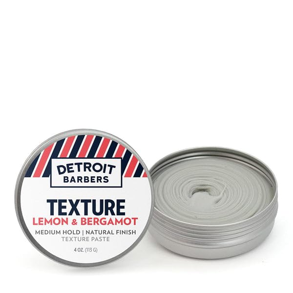 Amazon.com: DETROIT BARBERS Texture Hair Paste Pomade For Men - Medium ...