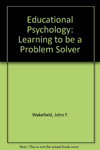 Buy Educational Psychology: Learning to be a Problem Solver Book Online ...