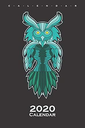 Buy Owl in haida style Calendar 2020: Annual Calendar for animal ...