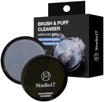 Amazon.com: STUDIO17 Solid Makeup Brush Cleaner 300+ Usage | Convenient ...