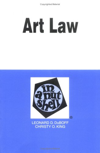 Buy Du Boff Art Law in Nutshell E3 Book Online at Low Prices in India ...