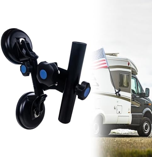Amazon.com: RVLock ANKR Quick Flag Mount for RVs, Suction Cup Flagpole ...