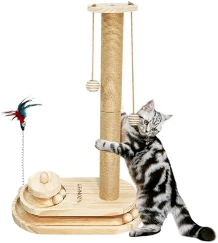 Amazon.com : PEEKAB Cat Scratching Post,31" Tall Sisal Scratch Posts ...