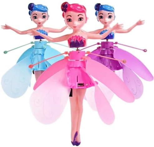 VINCENZO Flying Barbie Fairy Doll Dancing Fairy Motion Sensor Magic ...
