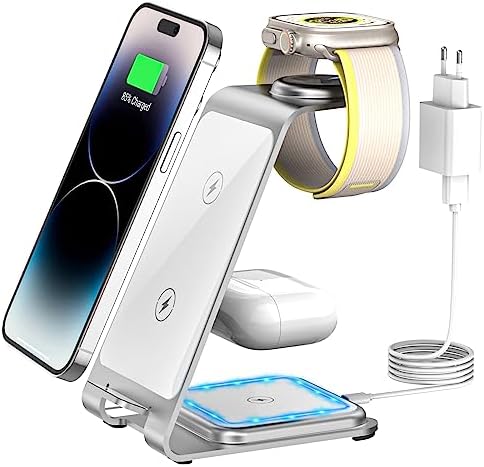 REOKILY Station de Charge 3 en 1 pour Appareils Apple Multiples Support ...