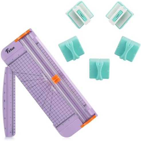 Amazon.com : Firbon Purple A4 Paper Cutter Bundle with 5Pcs Mint Green ...