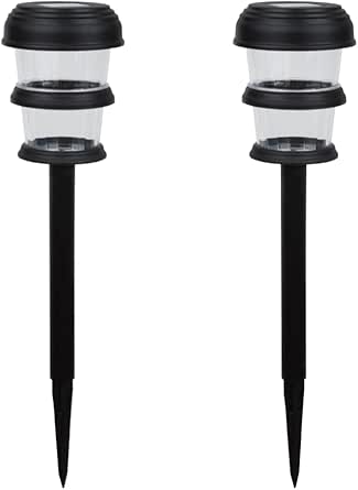 Moonrays 2 Pack 2-Tier Solar Lights Outdoor Pathway, Stunning Solar ...