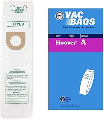 Amazon.com - DVC Replacement Vacuum Bags for Type A Hoover Convertible ...
