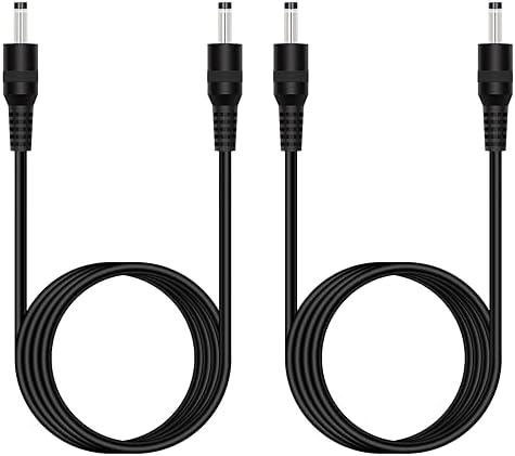 Amazon.com: DC Power Cable Male to Male, 2-Pack 6FT 3.5mm x 1.35mm DC ...