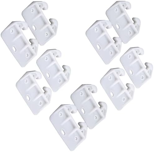 LBTODH 20 Pcs Drawer Guides Plastic Drawer Rail Track Guides ...