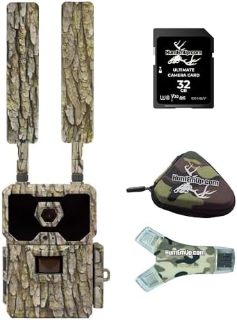 Amazon.com: HuntEmUp WiseEye Data Cam 2 WiseEye Trail Camera DC2 Bundle ...