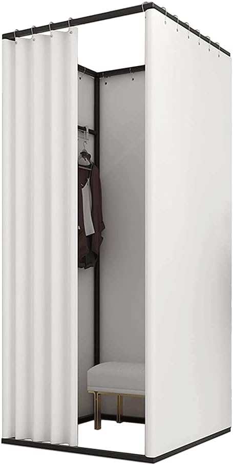 Amazon.com: Movable Changing Room Clothing Store Fitting Room Portable ...