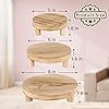 Amazon.com: JKLIND 3PCS Wooden Display Riser for Display,Wood Riser for ...