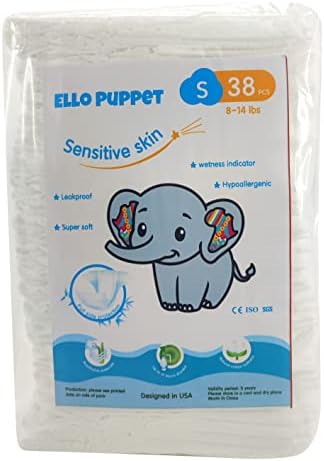 Amazon.com: Ello Puppet Pañales desechables para bebé, totalmente ...