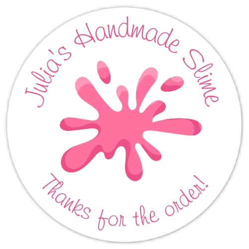 Amazon.com: Custom Slime Logo Labels, Business Labels, Slime Stickers ...