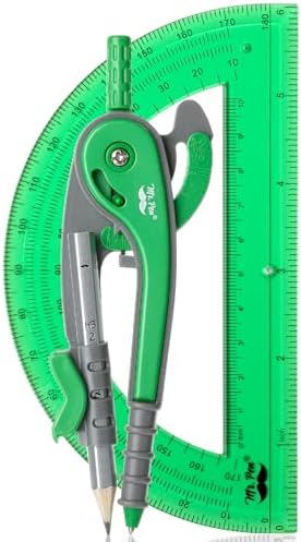 Amazon.com : Mr. Pen- Compass and Protractor Set, Lush Garden Green ...