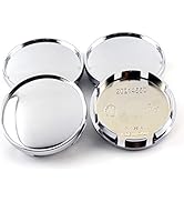 Amazon.com: Rhinotuning 83mm(3.27in)/76.4mm(3in) Chrome Silver ABS Car ...