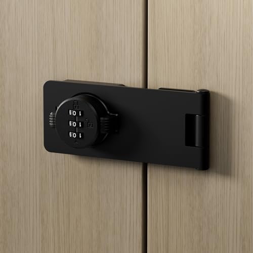 ETEKJOY Keyless Cabinet Lock 3-Digit Combination Password Hasp Latch ...