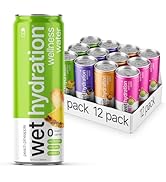 Amazon.com: Wet Hydration | Functional Wellness Water, Non-Carbonated ...