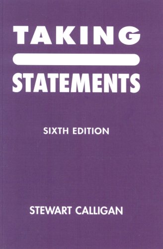 Taking Statements: Amazon.co.uk: Calligan, Stewart: 9781903639177: Books