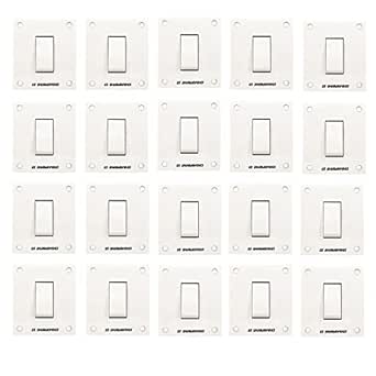 DURAVOLT Star 16A Non Modular Electrical Switch, White Colour ...