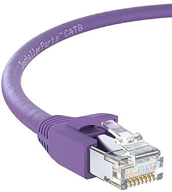 InstallerParts Ethernet Cable CAT8 Cable 5 FT - Purple - Professional ...