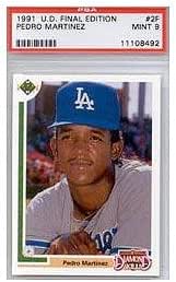 Amazon.com : 1991 Pedro Martinez Upper Deck Final Edition PSA 9 (RC ...