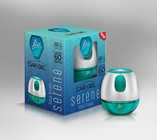 Lia Car Gel Air Freshener (Aqua Dream Serene) 45g Pack of 1 : Amazon.in ...