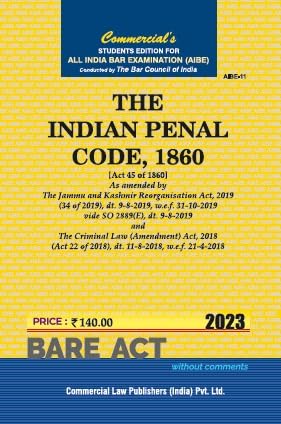 Buy The Indian Penal Code, 1860 (AIBE) Book Online at Low Prices in India | The Indian Penal ...