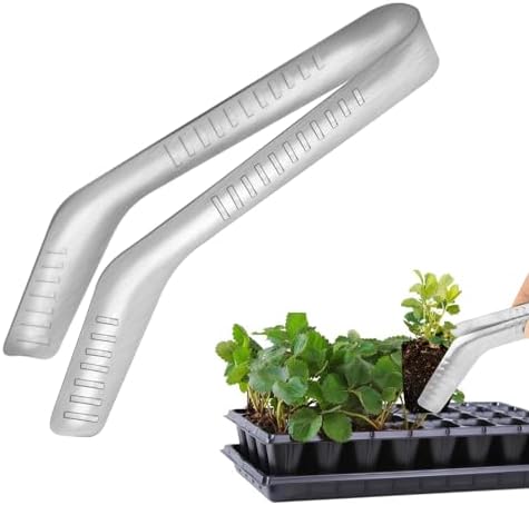 Amazon.com : 2Pcs Seedling Transplant Tongs, Gardening Plants ...
