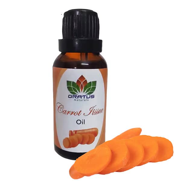 Gratus Naturals Carrot Tissue Oil - 100% Pure for Skin, Face & Massage ...