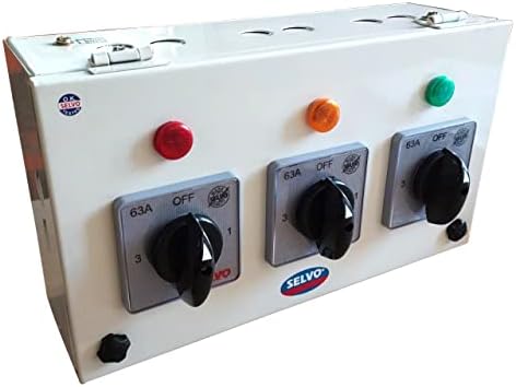 Salzer Electronics Rotary Switch, 63Amps, Phase Selector with CLOSURE 1 ...