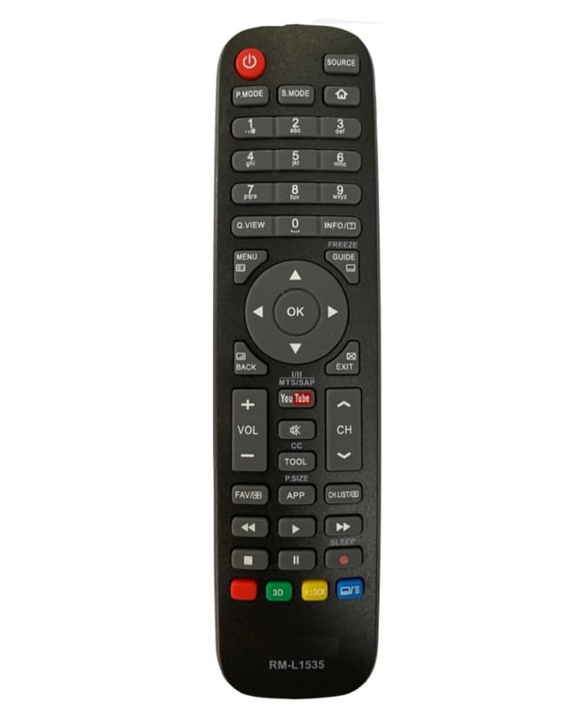 Buy Paril® Tv Remote Compatible for Haier Smart led/LCD Tv Remote ...